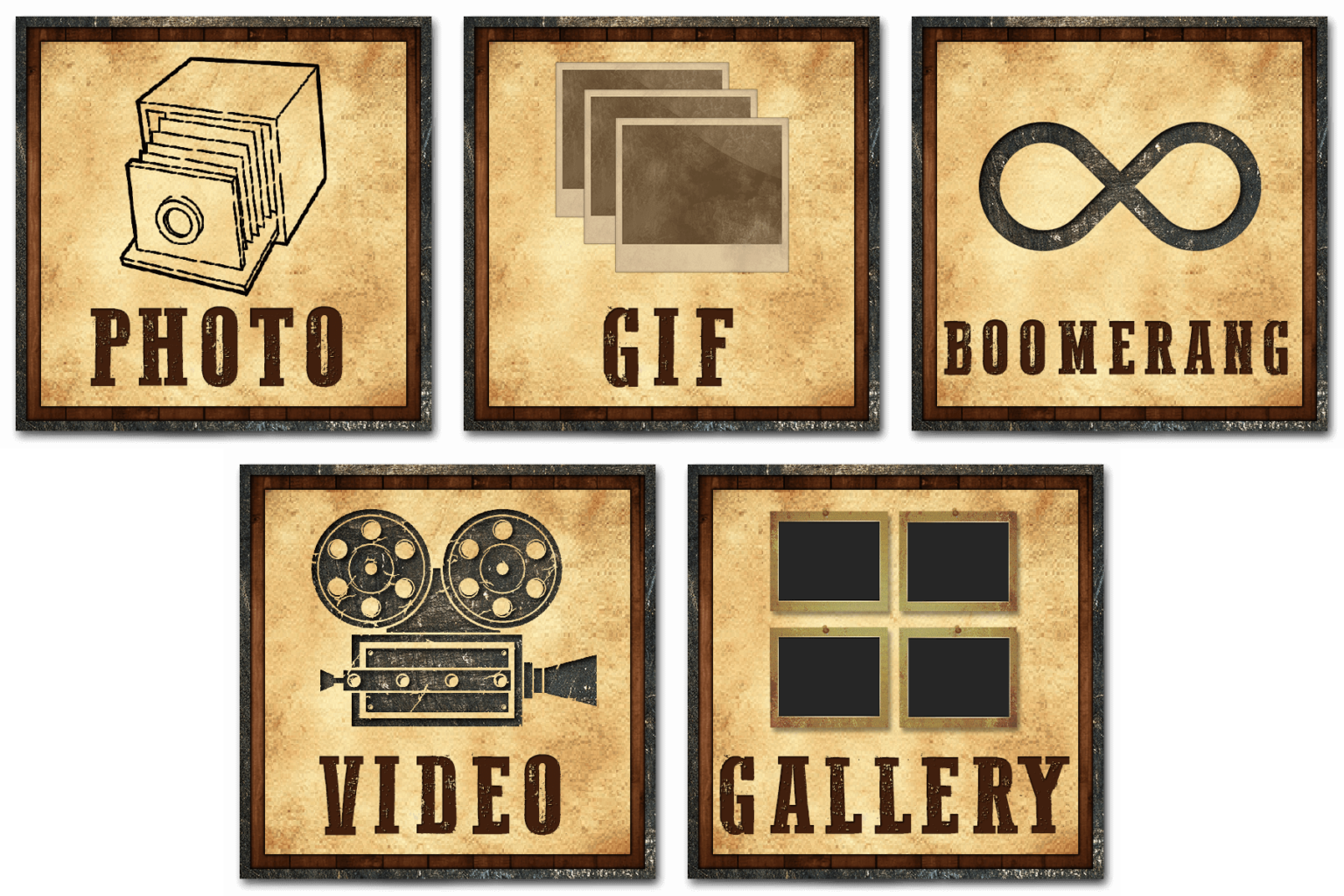 Buttons – BespokeBooth