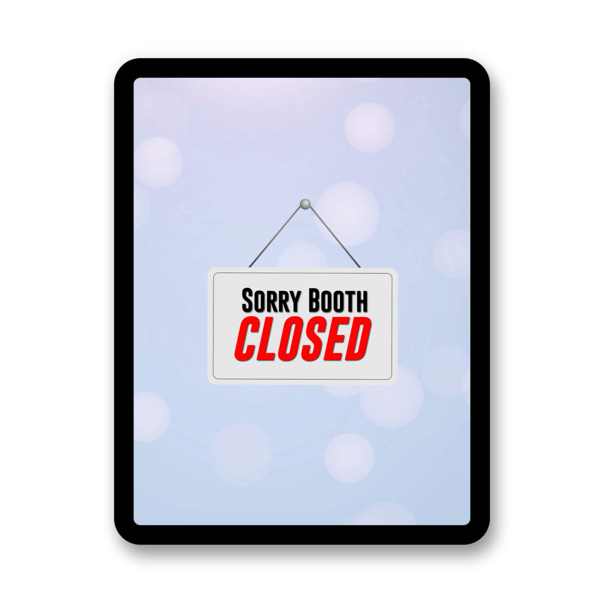 Booth Closed - BespokeBooth